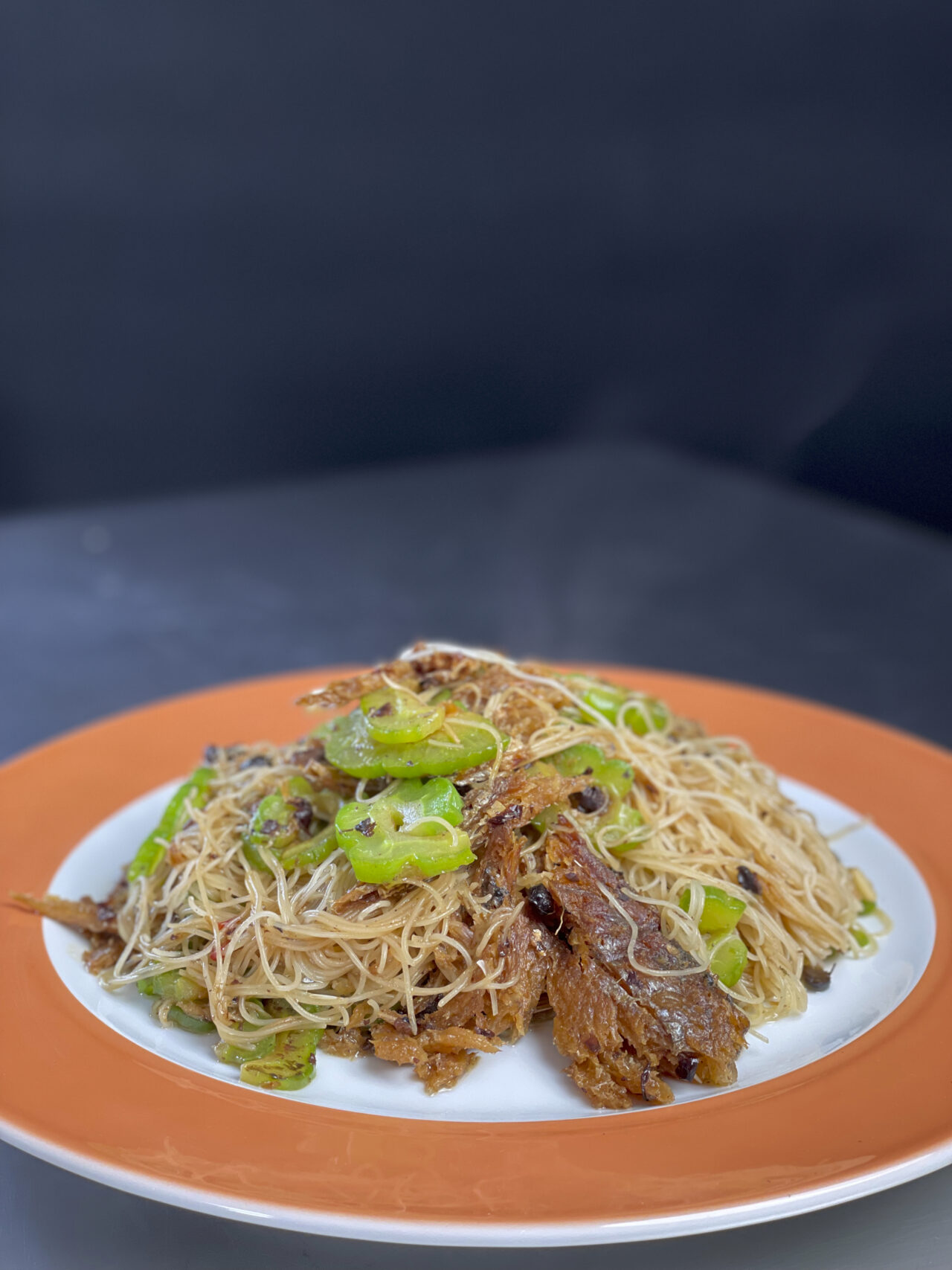 Braise rice noodle with black bean dace and bitter gourd | Feeding Hong ...